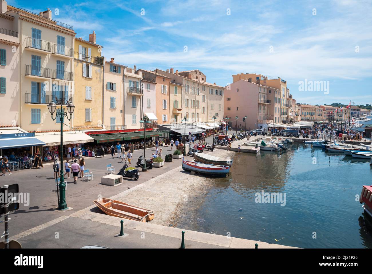 Beautiful french riviera town hi-res stock photography and images - Alamy