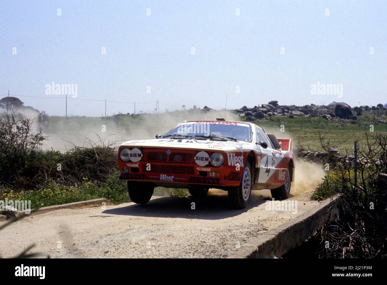 Carlo Capone (ITA) Sergio Cresto (USA) Lancia Rally 037 GrB Tre ...