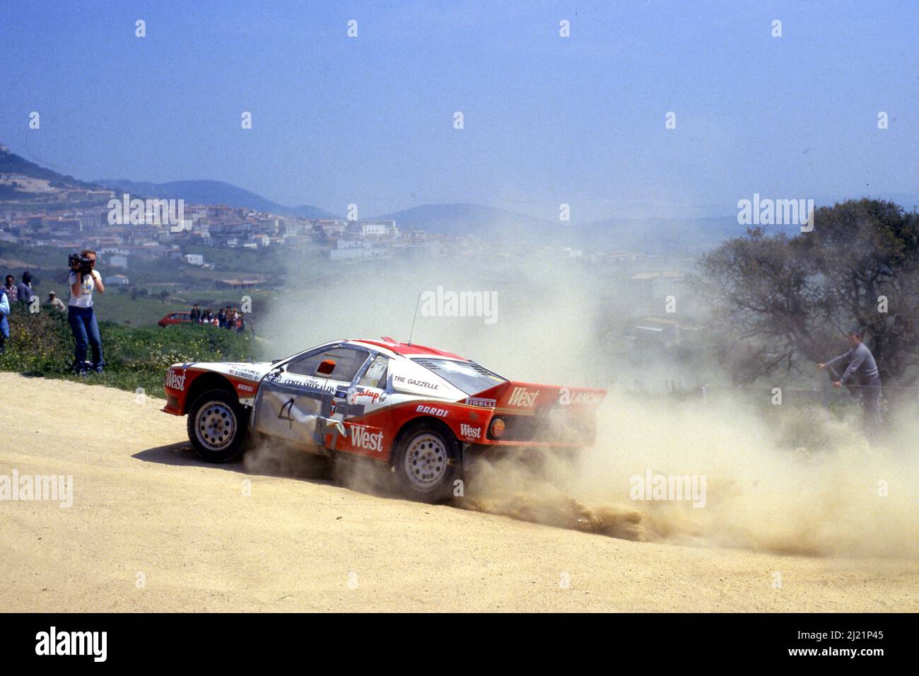 Carlo Capone (ITA) Sergio Cresto (USA) Lancia Rally 037 GrB Tre ...