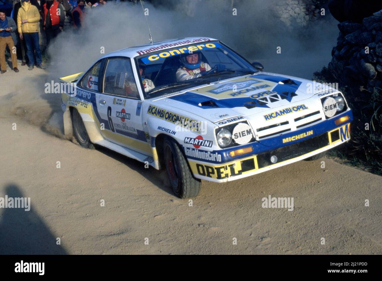 Dario Cerrato (ITA) Giuseppe Geppi Cerri (ITA) Opel Manta 400 GrB ...