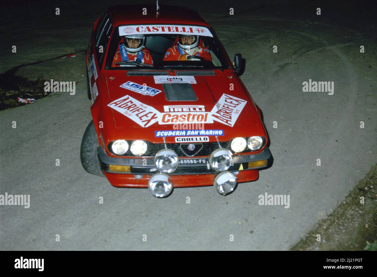Bruno Bentivogli (ITA) Stefano Steve Evangelisti (ITA) Alfa Romeo GTV6 ...