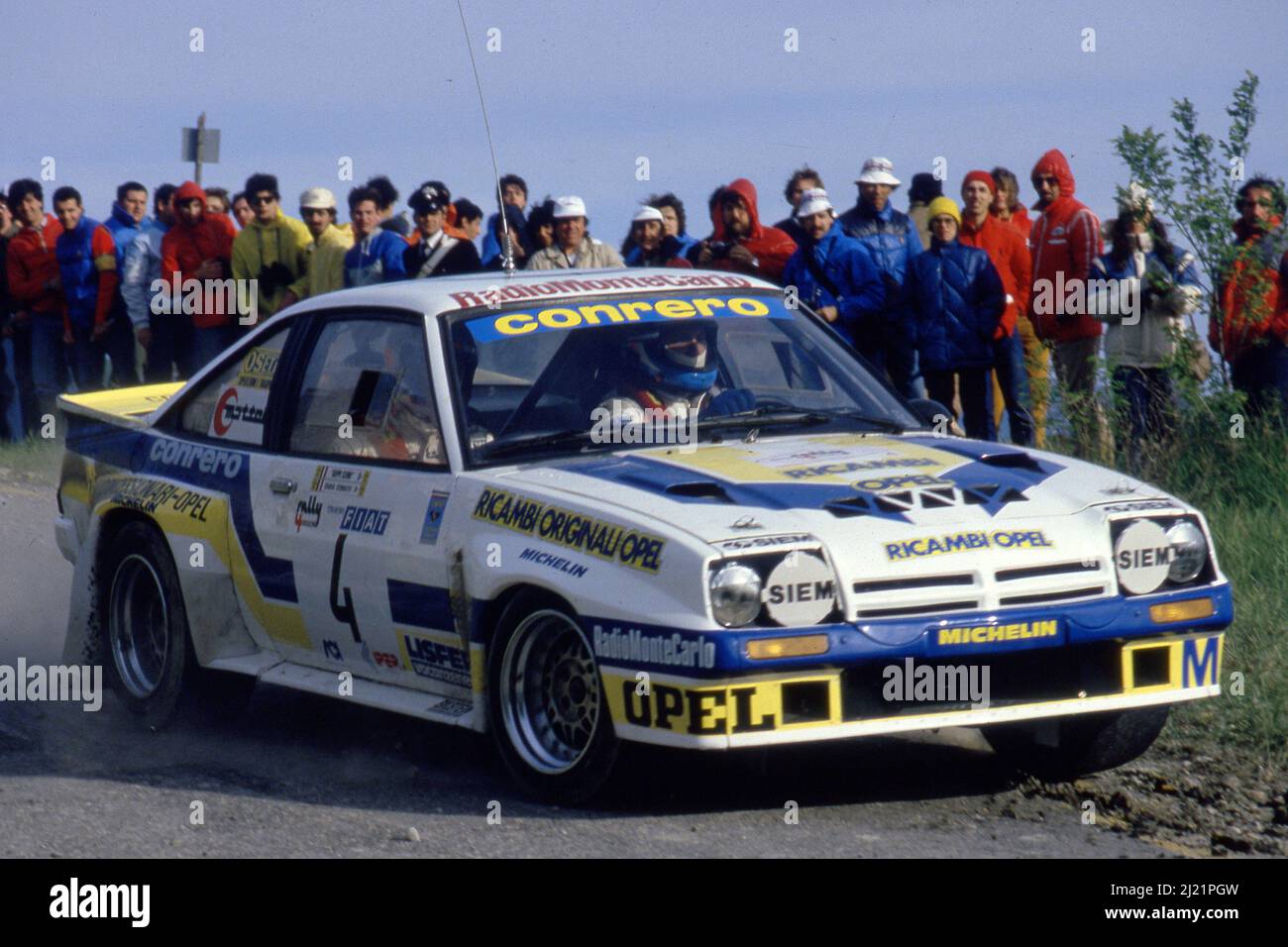 Dario Cerrato (ITA) Giuseppe Geppi Cerri (ITA) Opel Manta 400 GrB ...