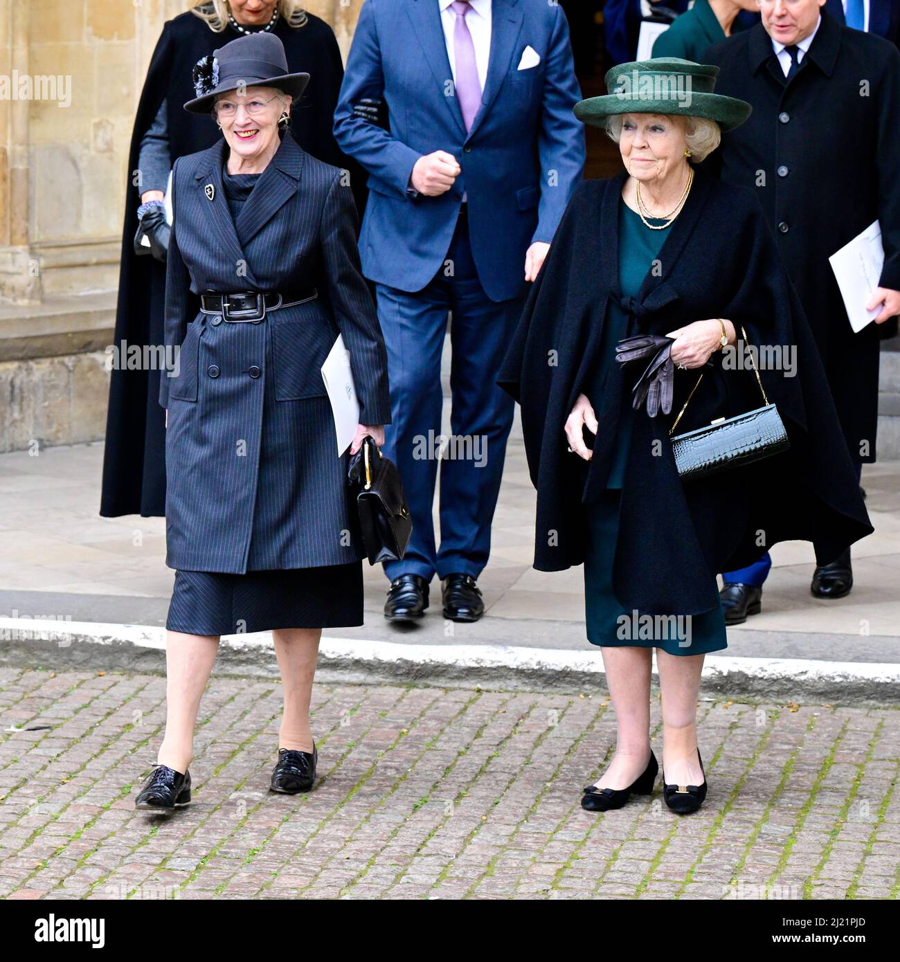 London, UK, 29th March, 2022. Queen Margrethe II of Denmark and ...