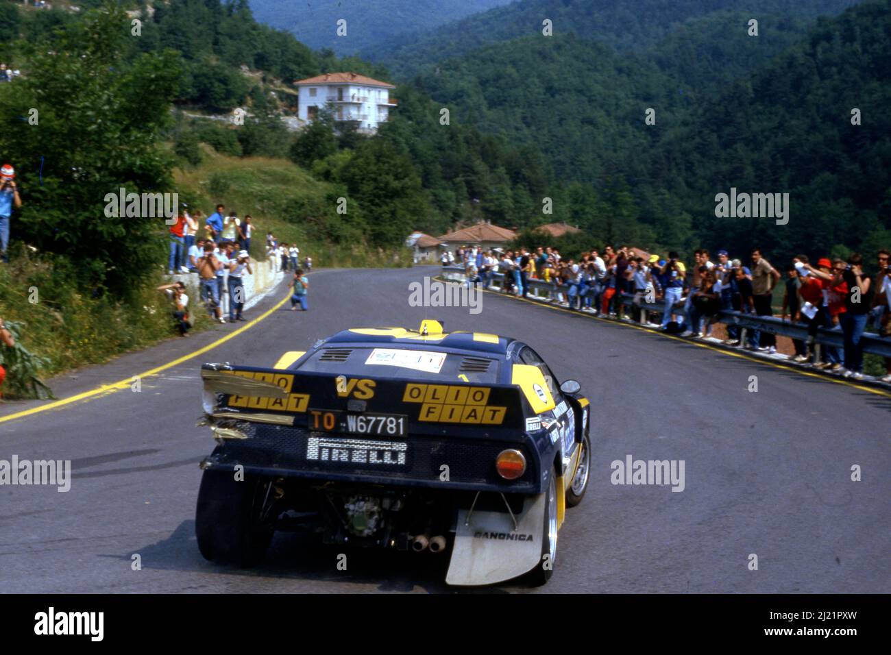 Fabrizio Tabaton (ITA) Luciano Tedeschini (ITA) Lancia Rally 037 GrB ...