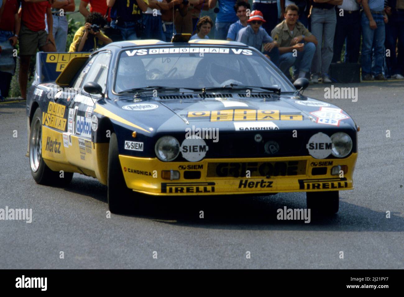 Fabrizio Tabaton (ITA) Luciano Tedeschini (ITA) Lancia Rally 037 GrB ...