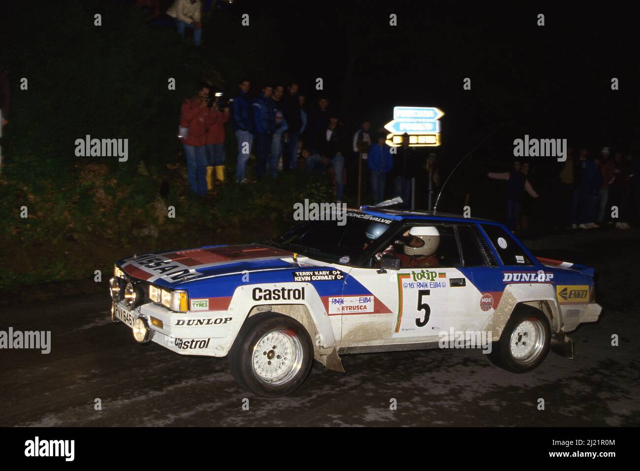 Terry Kaby (GBR) Kevin Gormley (GBR) Nissan Silvia 240 RS GrB Team ...