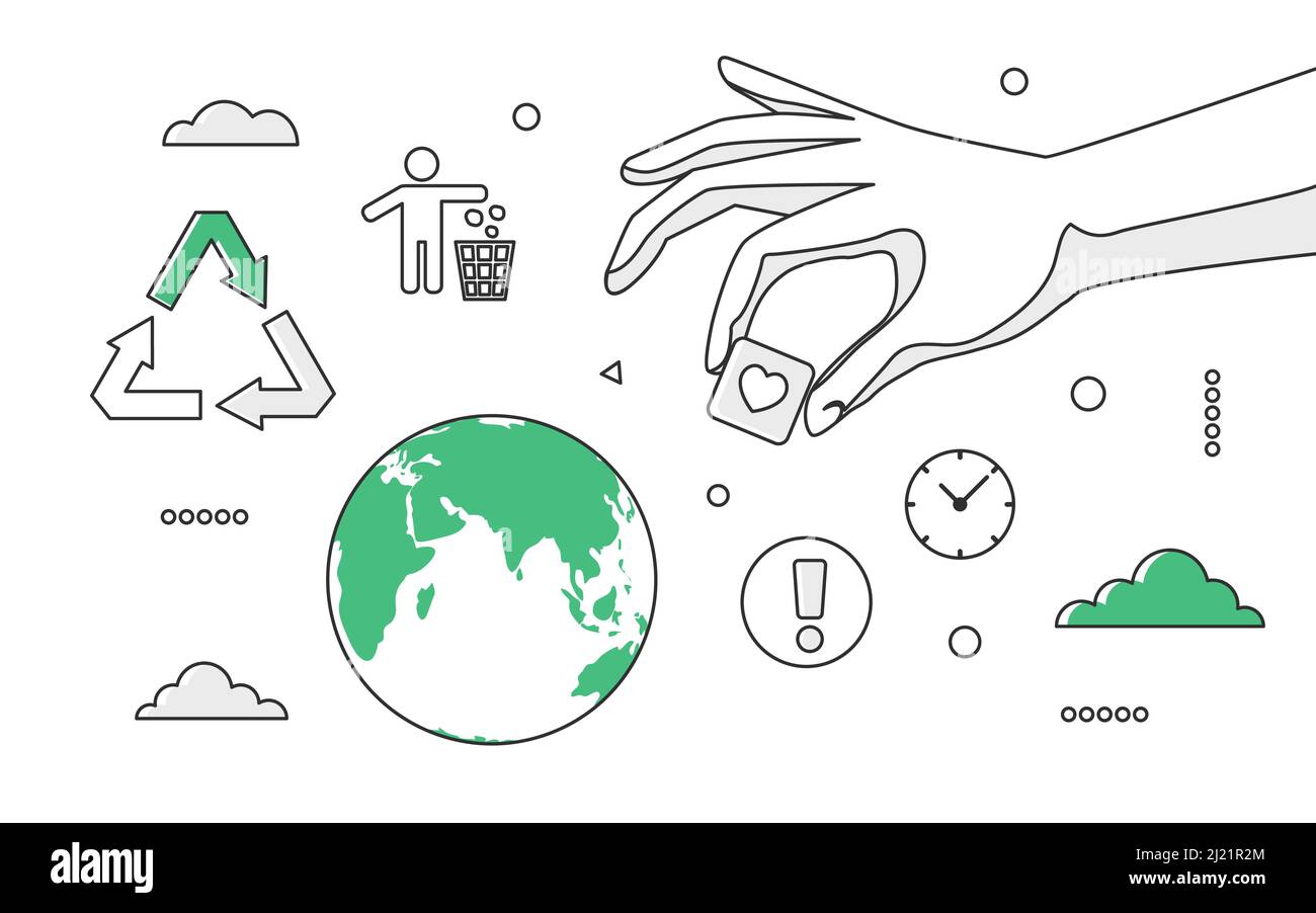 Global environment and waste management. Ecological protection ...