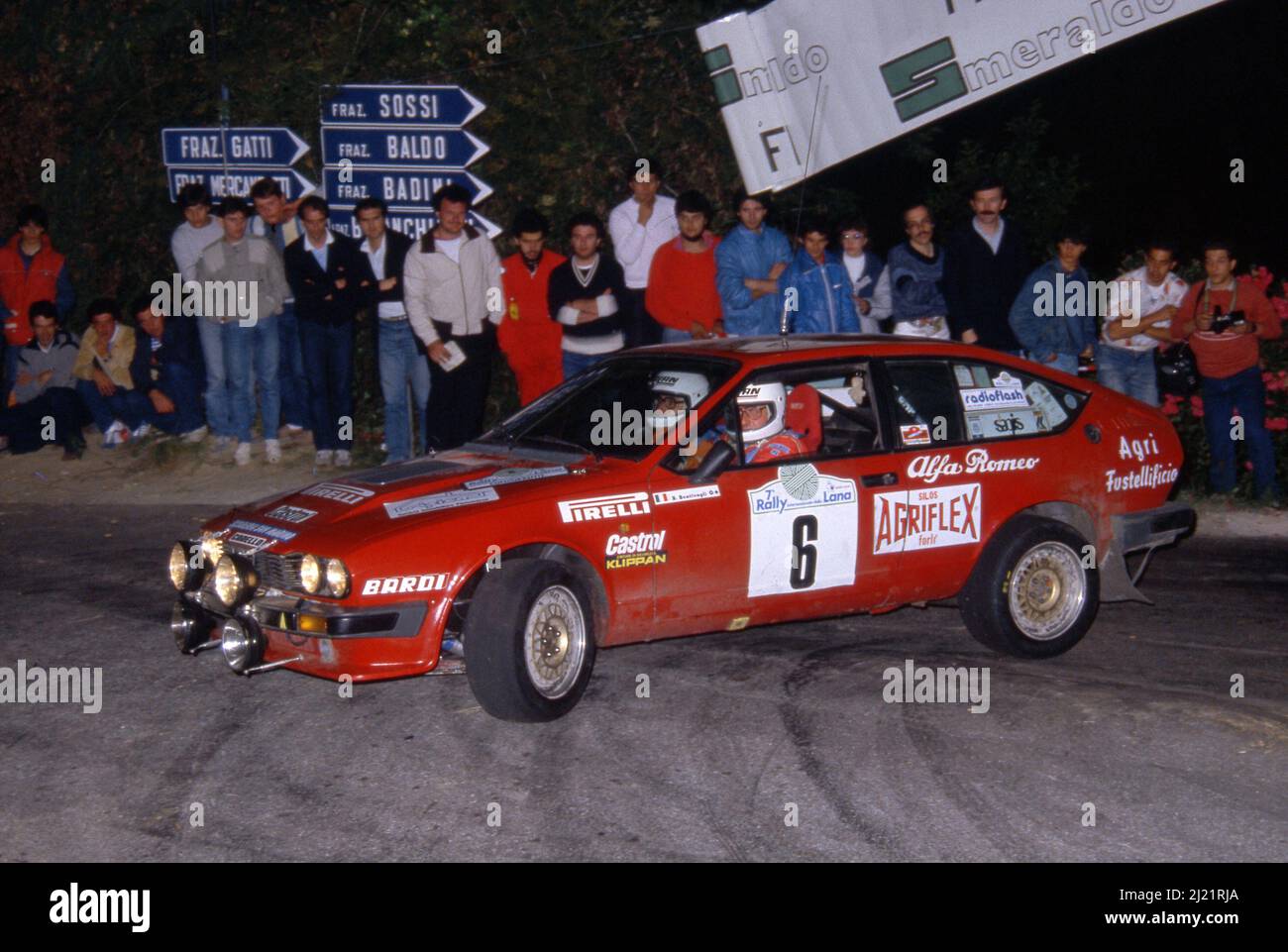 Bruno Bentivogli (ITA) Stefano Steve Evangelisti (ITA) Alfa Romeo GTV6 ...