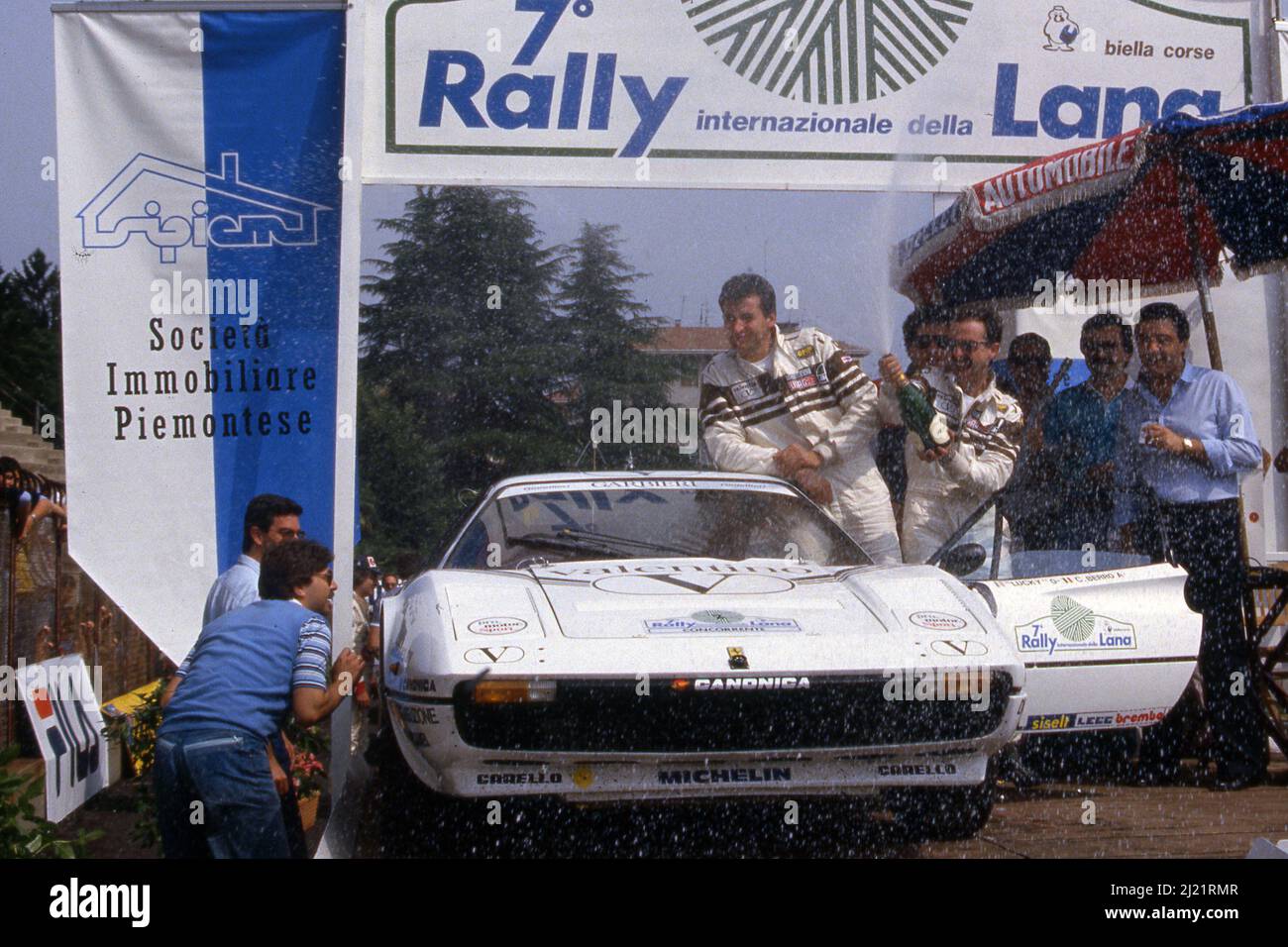 Luigi Lucky Battistolli (ITA) Claudio Berro (ITA) Ferrari 308 GTB 4v ...