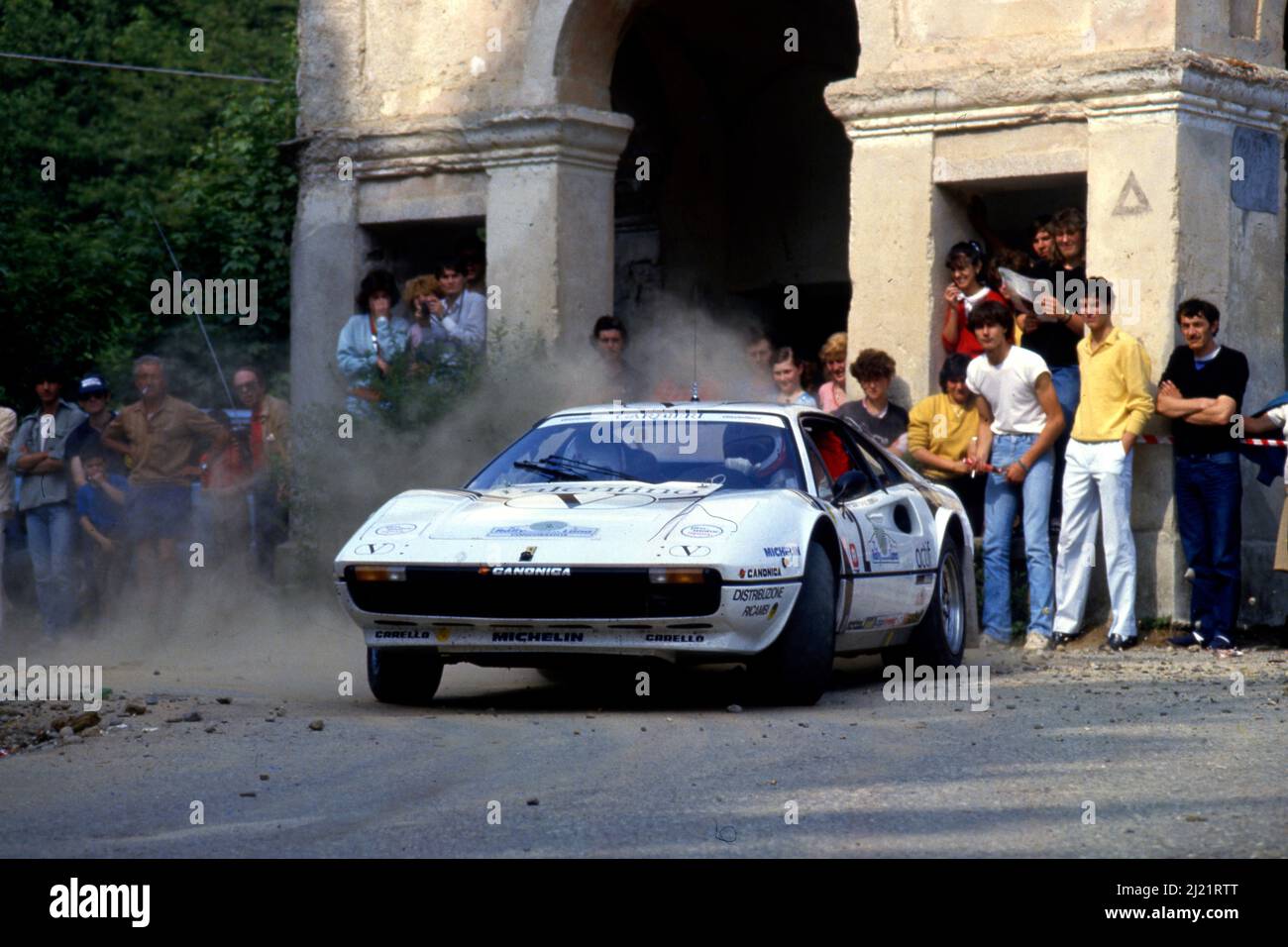 Luigi Lucky Battistolli (ITA) Claudio Berro (ITA) Ferrari 308 GTB 4v ...