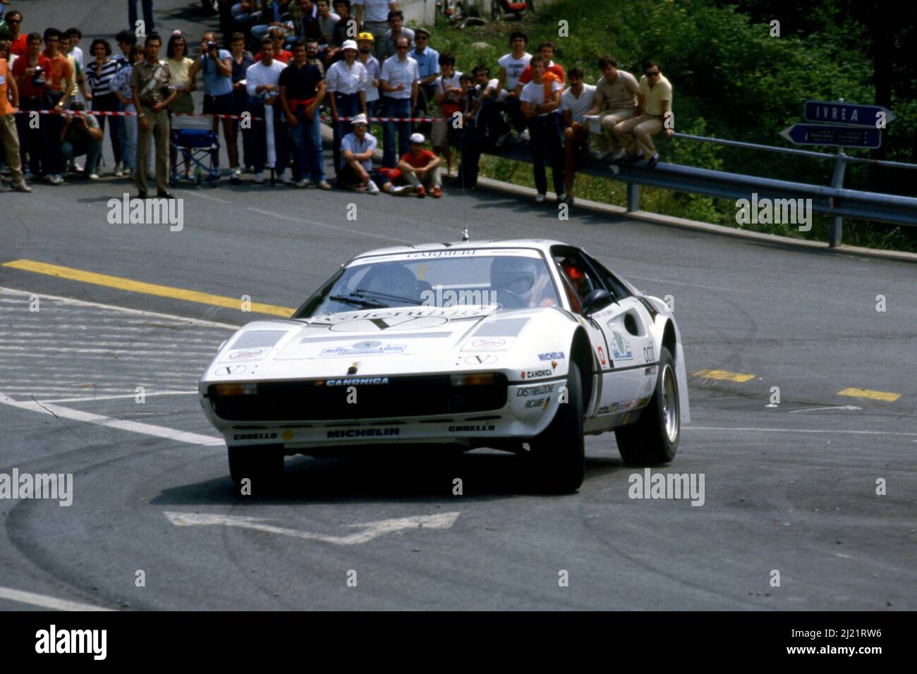Luigi Lucky Battistolli (ITA) Claudio Berro (ITA) Ferrari 308 GTB 4v ...
