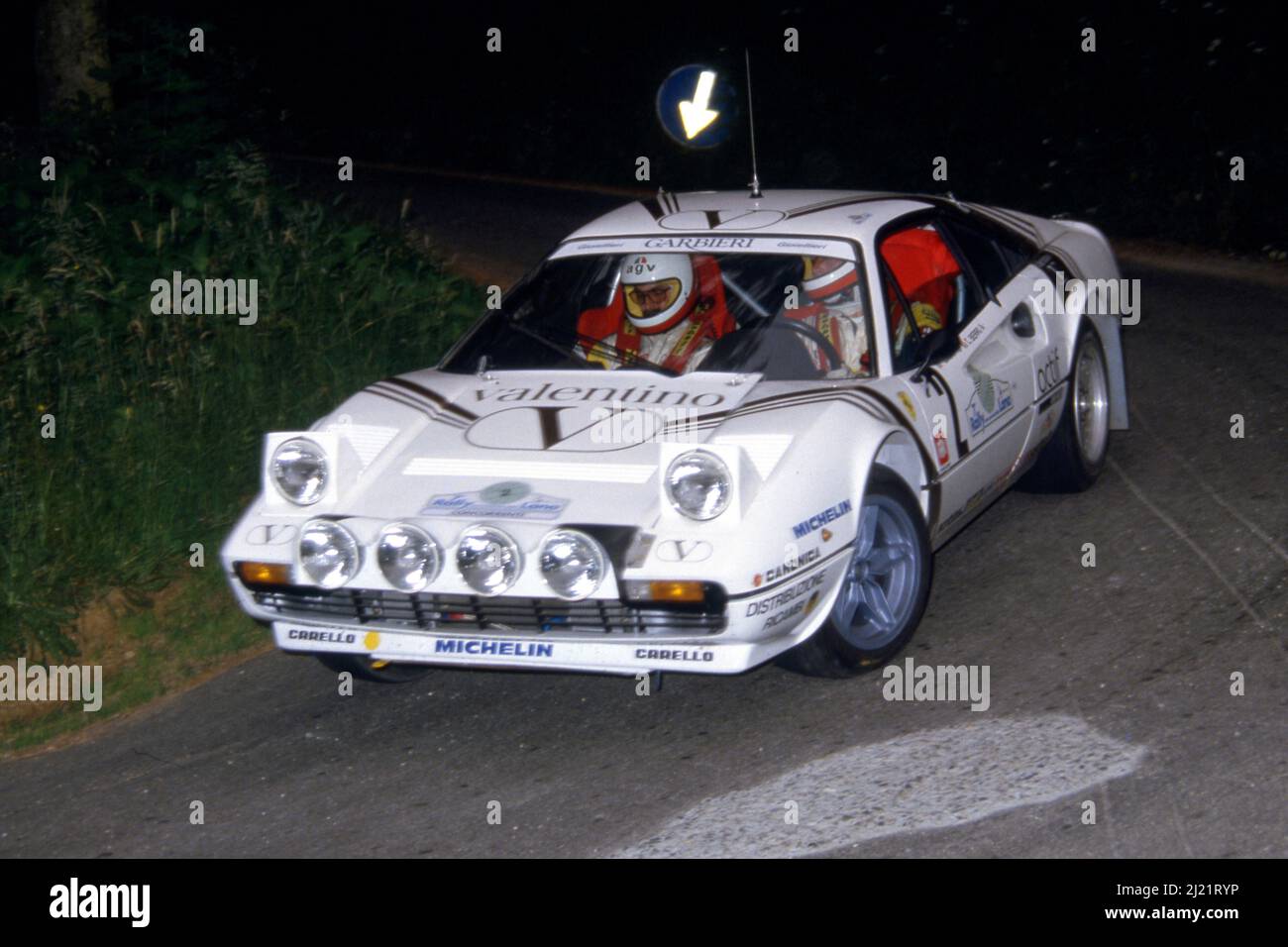 Luigi Lucky Battistolli (ITA) Claudio Berro (ITA) Ferrari 308 GTB 4v ...