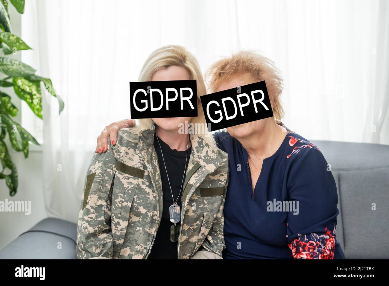 GDPR - General Data Protection Regulations Military concept. Soldier ...
