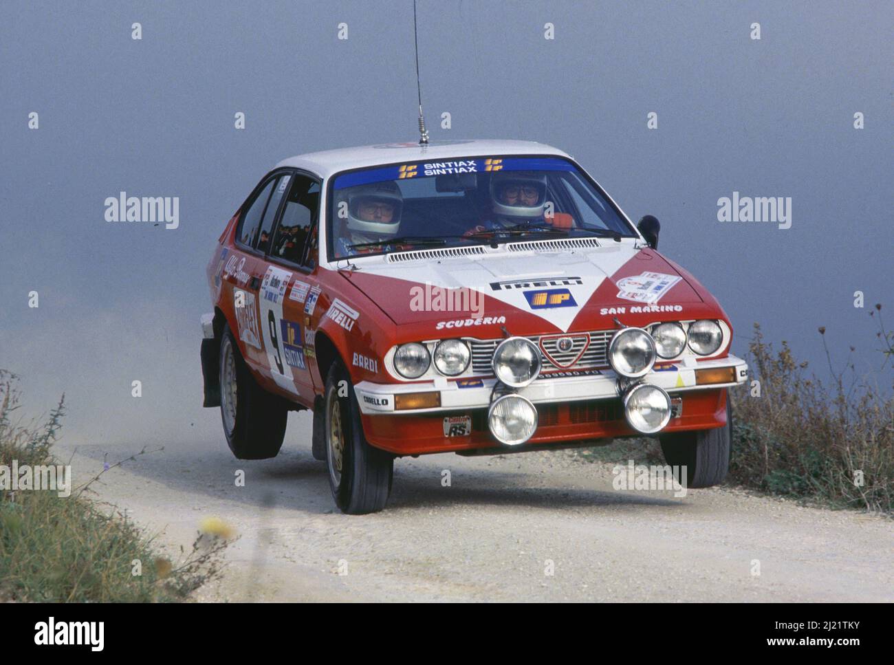 Bruno Bentivogli (ITA) Stefano Steve Evangelisti (ITA) Alfa Romeo GTV6 ...