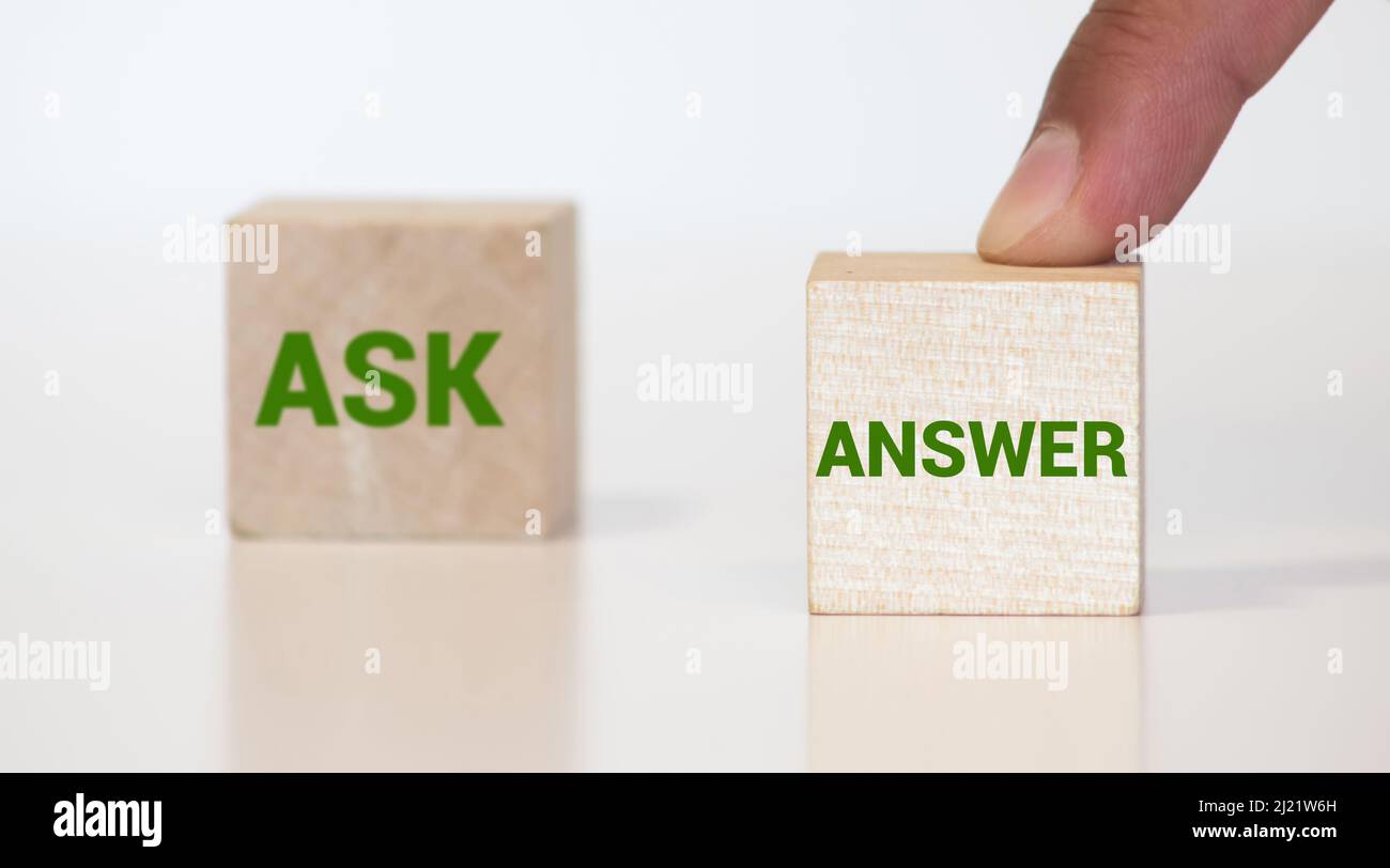 Ask to answer hi-res stock photography and images - Alamy