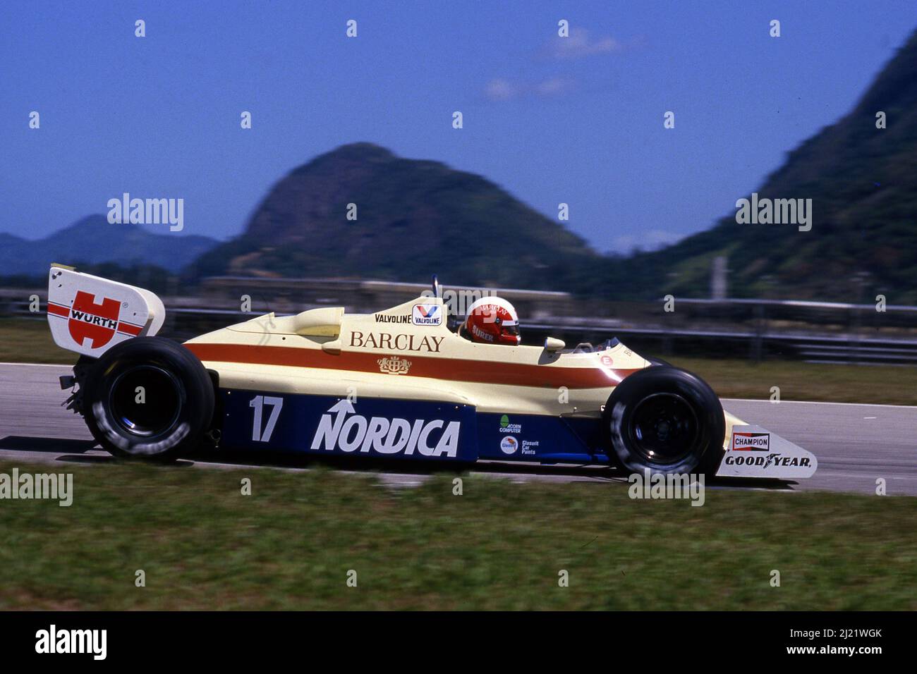 Marc Surer (CH) Arrows A6 Ford Cosworth Stock Photo - Alamy