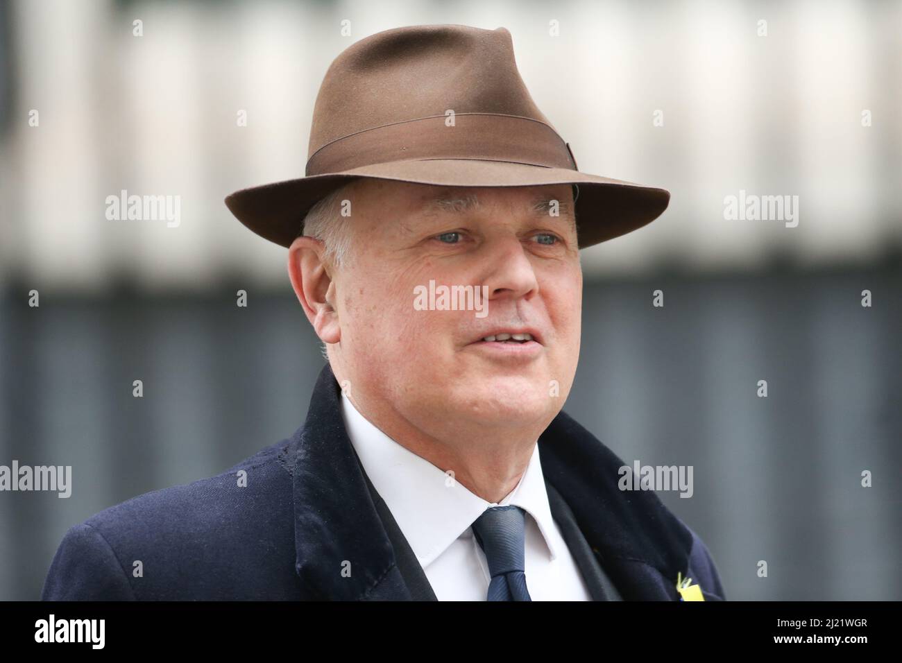 Sir Ian Duncan Smith leaves No10 Downing Street in London. Picture date ...