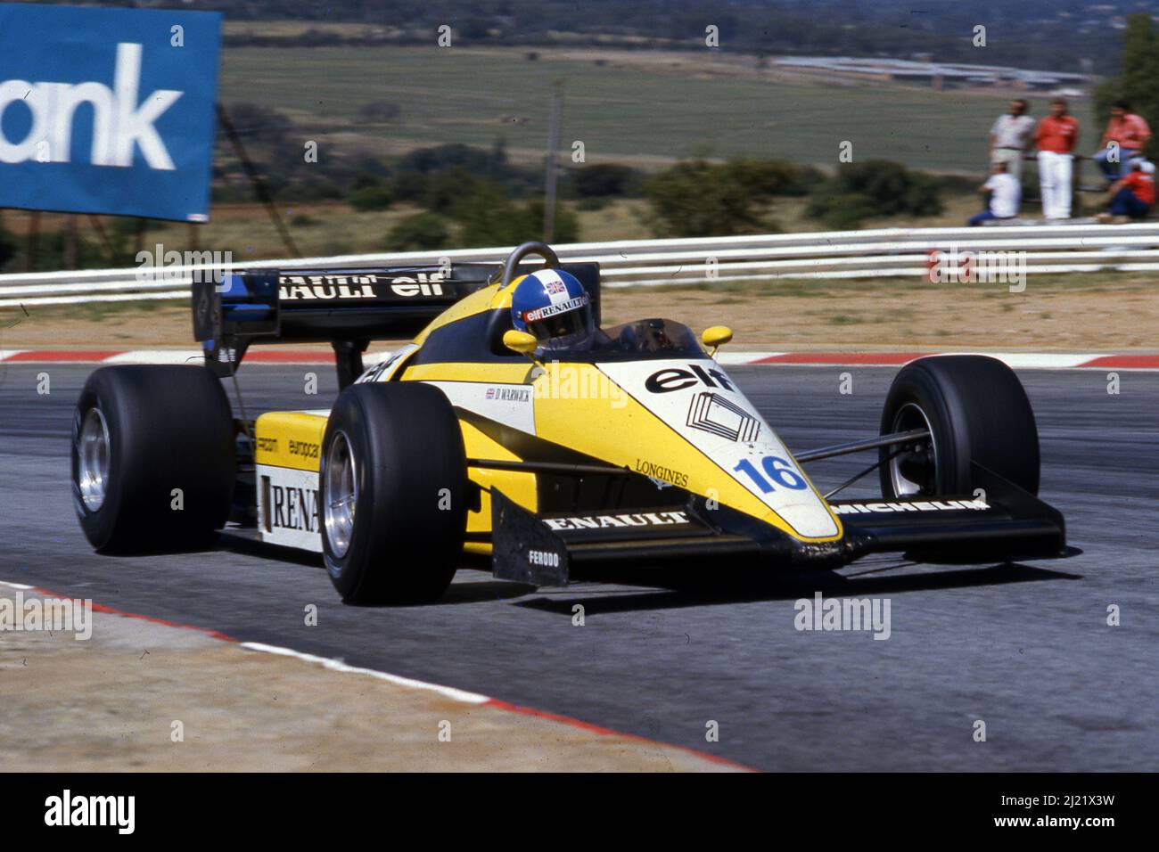 Derek Warwick (GBR) Renault RE50 3rd position Stock Photo - Alamy