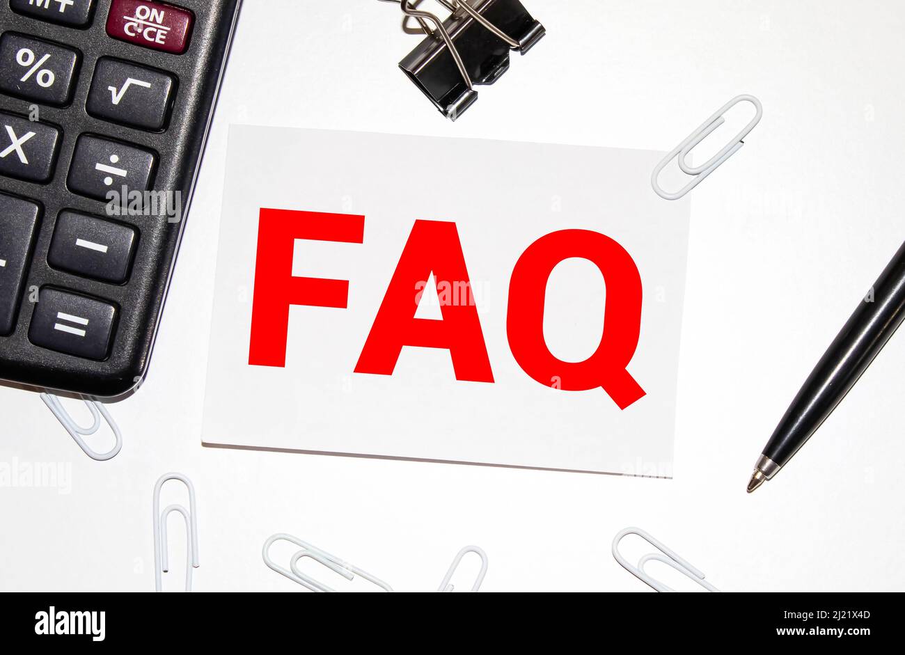 Faq font hi-res stock photography and images - Alamy