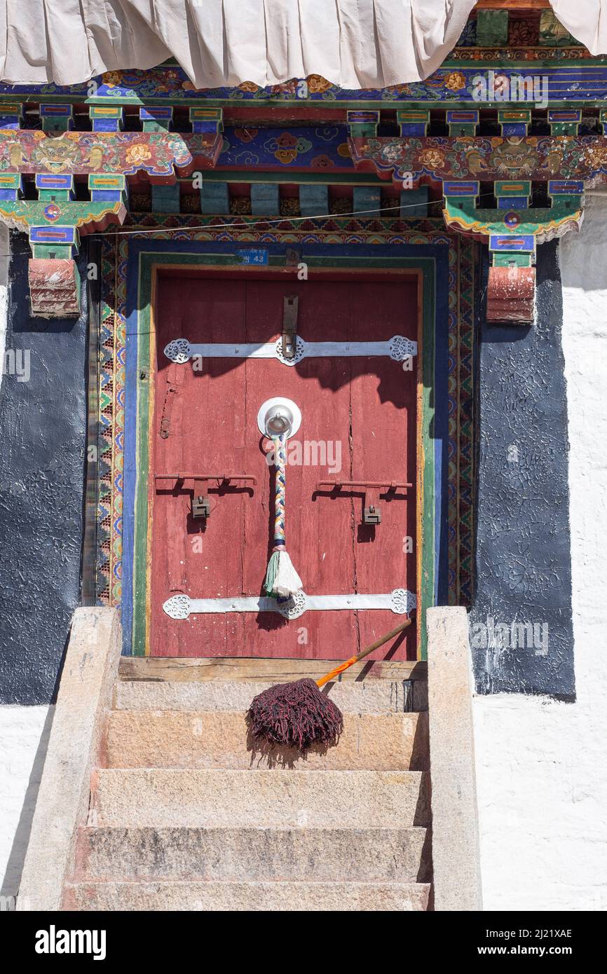 Sera Monastery details, Lhasa, Tibet Stock Photo - Alamy