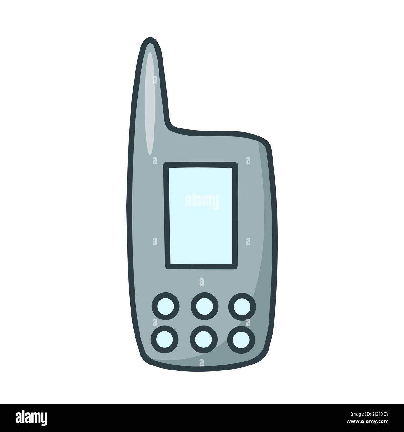 Radio walkie talkie cartoon Cut Out Stock Images & Pictures - Alamy