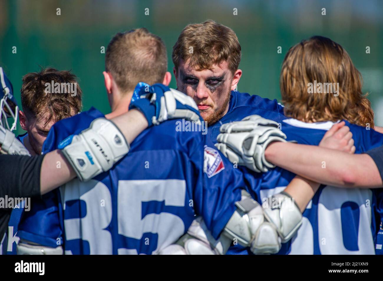A team hugging of Kent players during match ' CCCU vs Kent' Stock Photo ...