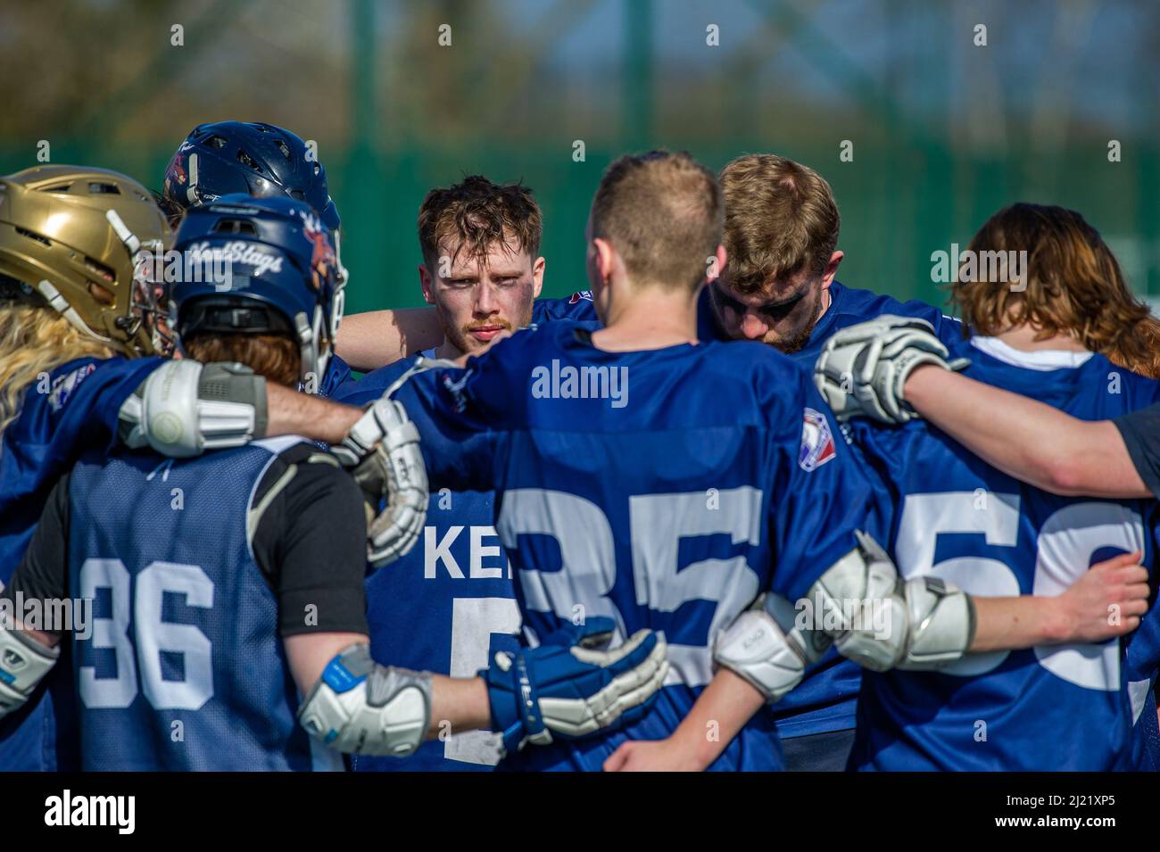 A team hugging of Kent players during match ' CCCU vs Kent' Stock Photo ...