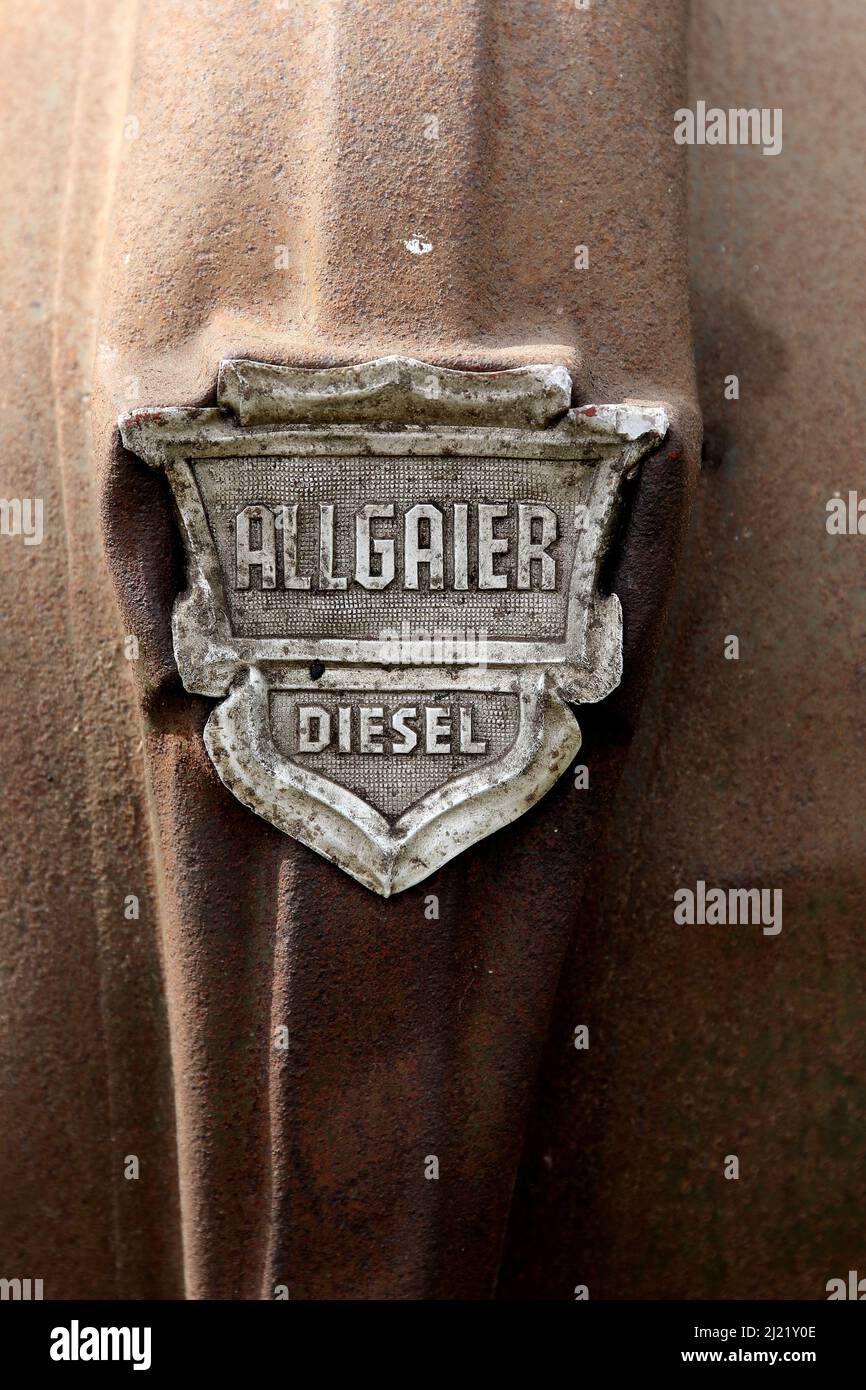 allgaier was a tractor brand from germany the logo of the company is on ...