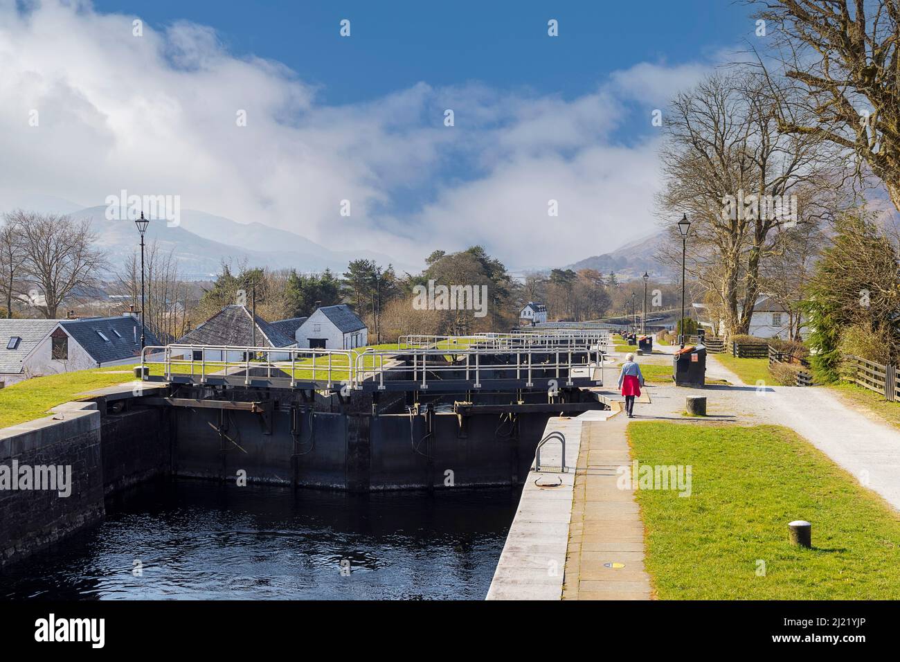 NEPTUNE'S STAIRCASE BANAVIE FORT WILLIAM SCOTLAND 8 STAIRCASE LOCKS ...