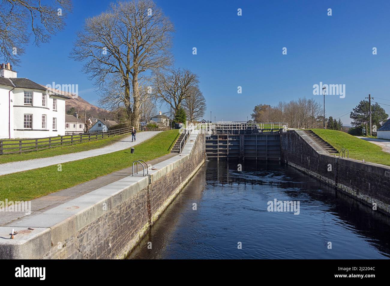 NEPTUNE'S STAIRCASE BANAVIE FORT WILLIAM SCOTLAND EIGHT STAIRCASE LOCKS ...