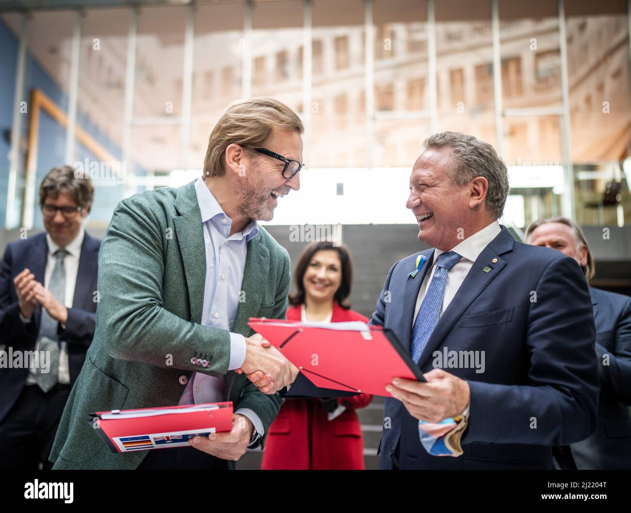 Berlin, Germany. 29th Mar, 2022. Patrick Lammers Chief Sales Officer of ...
