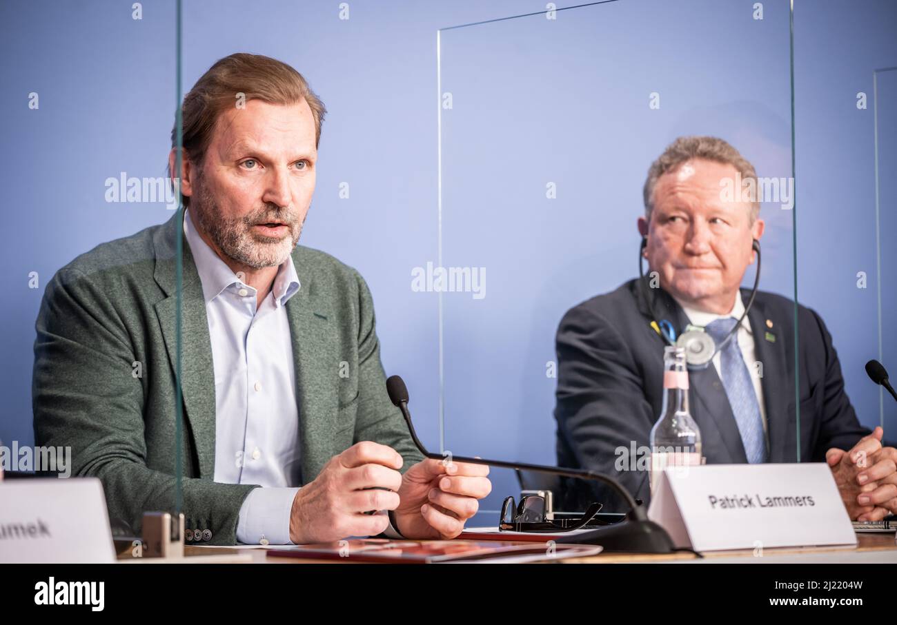 Berlin, Germany. 29th Mar, 2022. Patrick Lammers Chief Sales Officer of ...