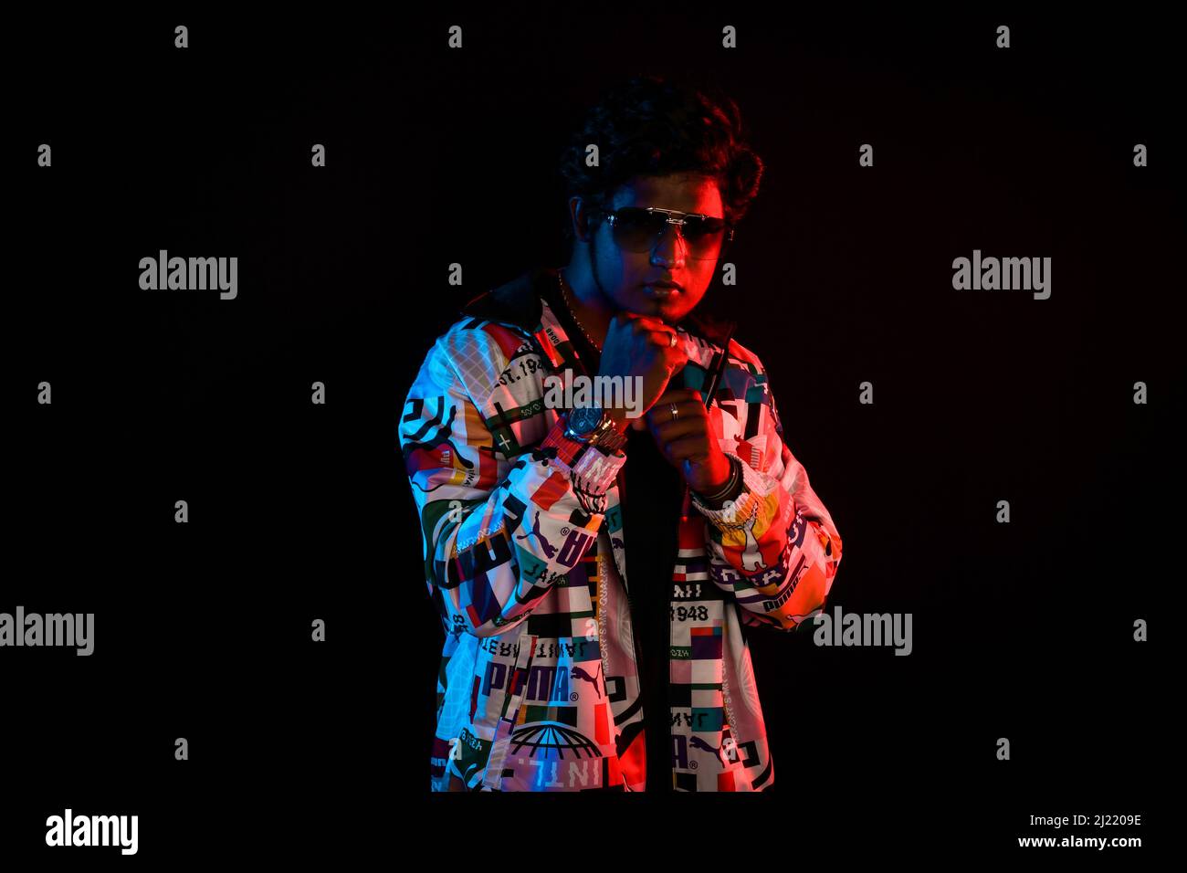 Dual Lighting picture featuring the PUMA Jacket and NIKE tshirt Stock ...