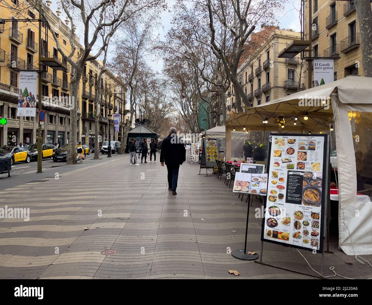 People walking in a public street in Barcelona Stock Photo - Alamy