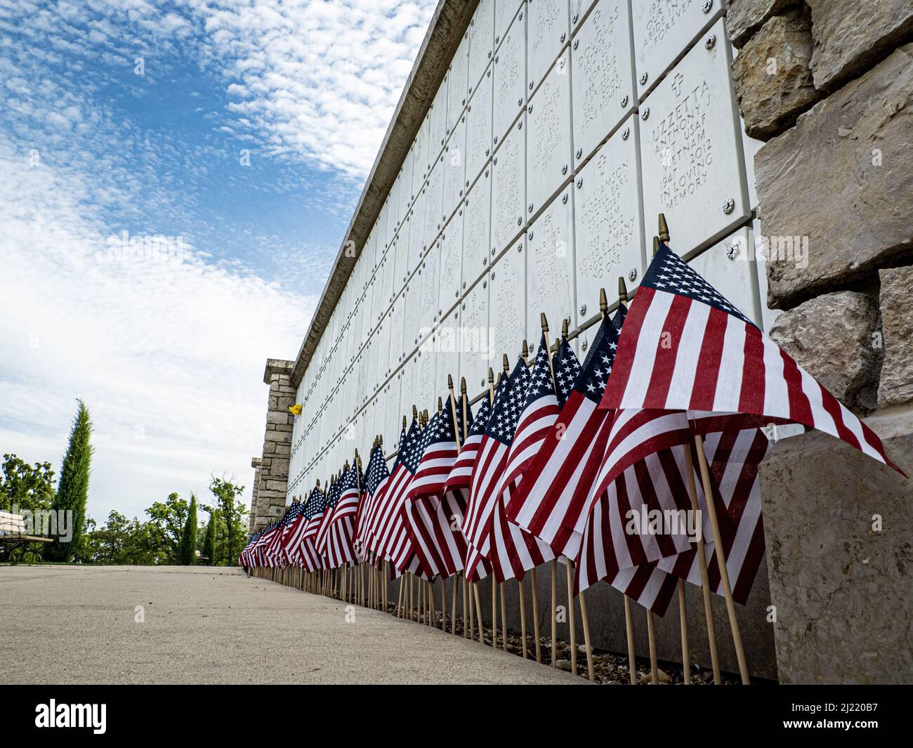 A Memorial Day at Jefferson Barracks National Cemetery, USA Stock Photo ...