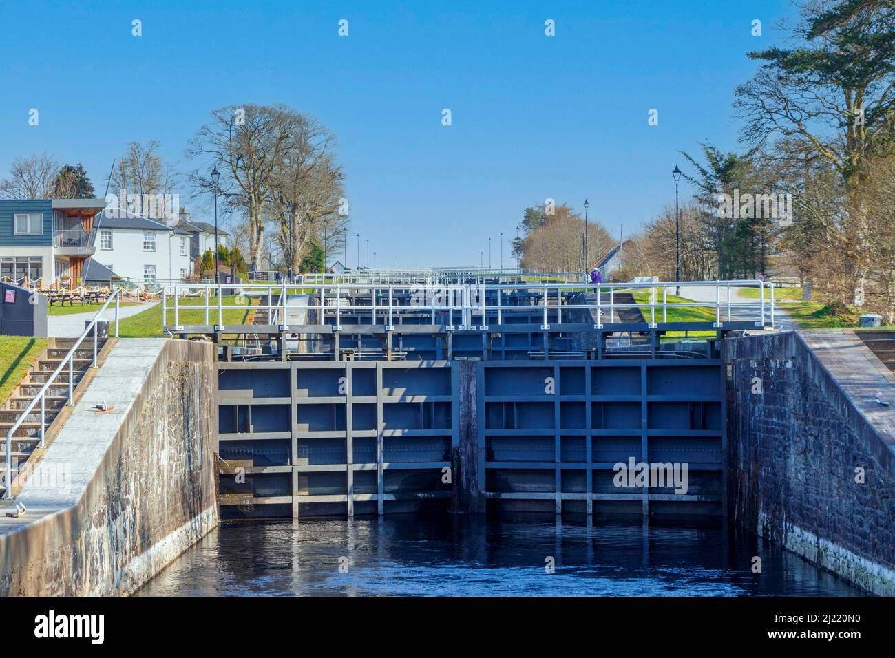 NEPTUNE'S STAIRCASE BANAVIE FORT WILLIAM SCOTLAND EIGHT STAIRCASE LOCKS ...