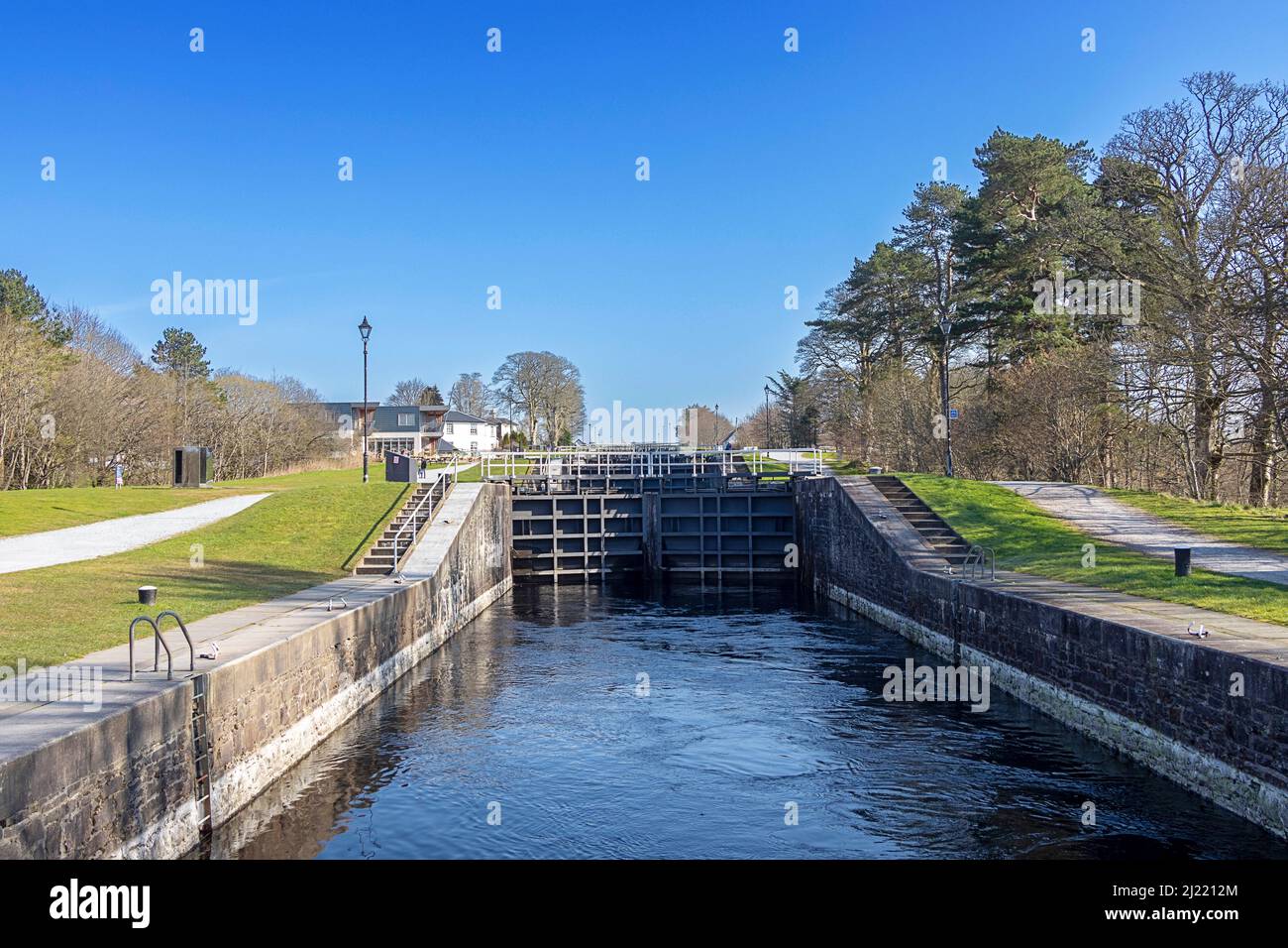 NEPTUNE'S STAIRCASE BANAVIE FORT WILLIAM SCOTLAND STAIRCASE LOCKS BUILT ...
