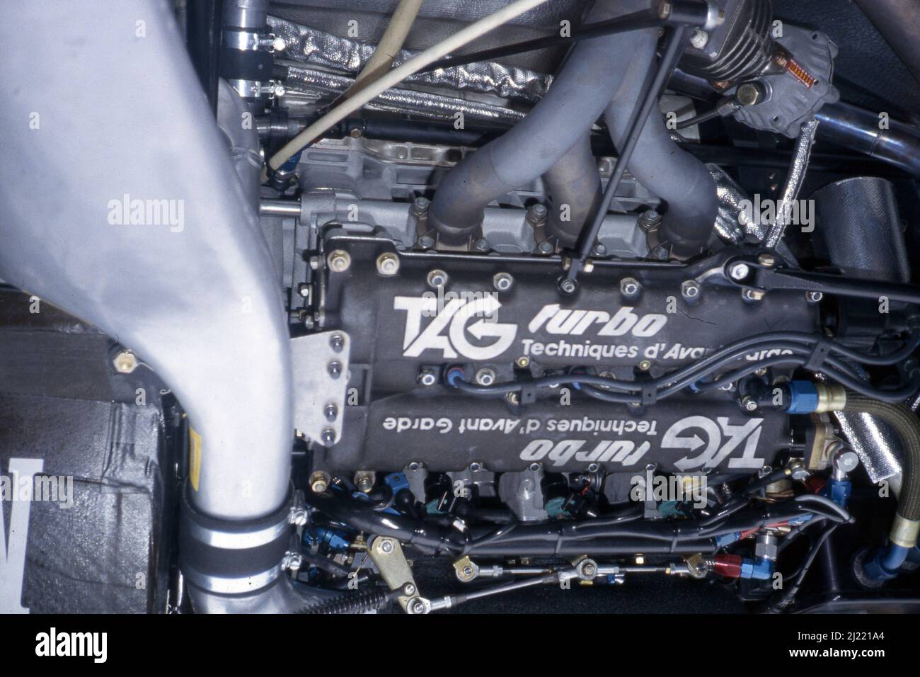 McLaren Mp4/2 Tag Porsche engine Stock Photo - Alamy