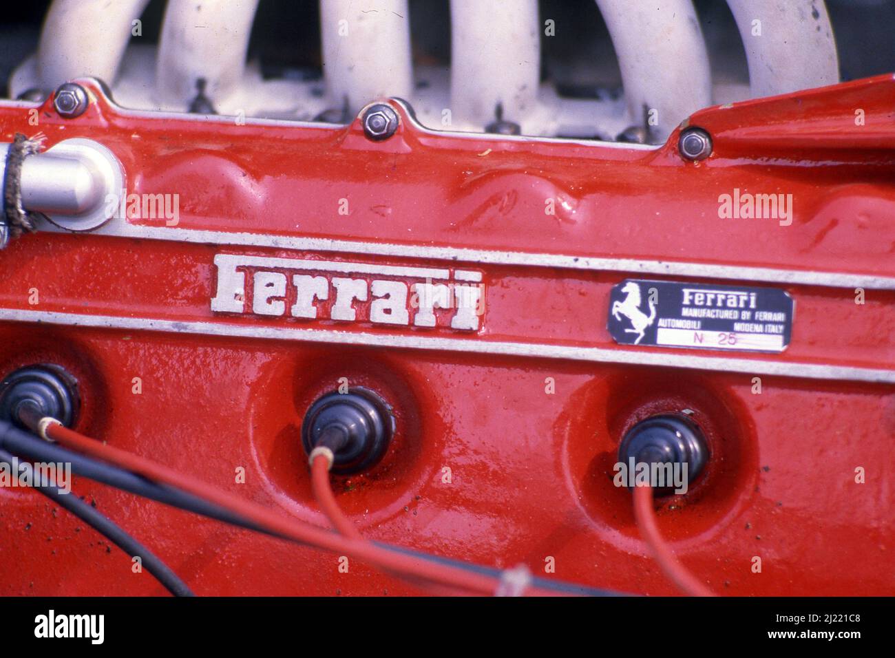 Ferrari 126 C4 engine Stock Photo - Alamy
