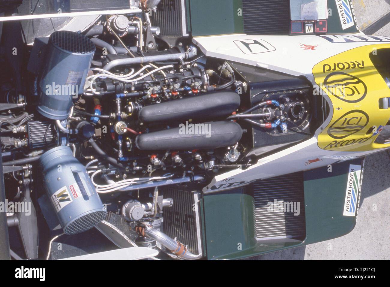 Williams FW09 Honda engine Stock Photo - Alamy