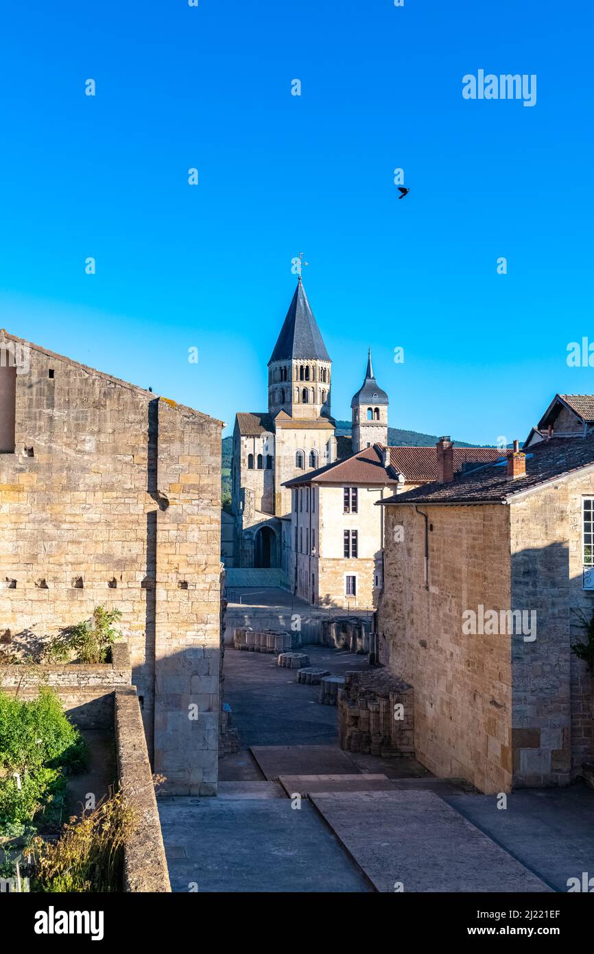 Cluny abbey, medieval monastery in Burgundy, France Stock Photo - Alamy