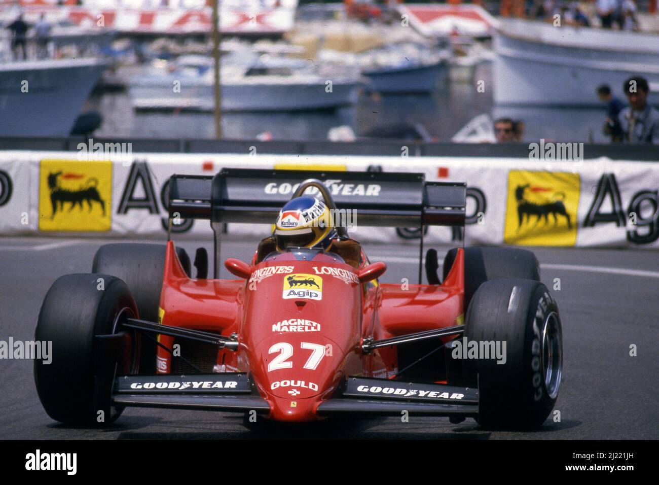 Michele Alboreto (ITA) Ferrari 126 C4 Stock Photo - Alamy