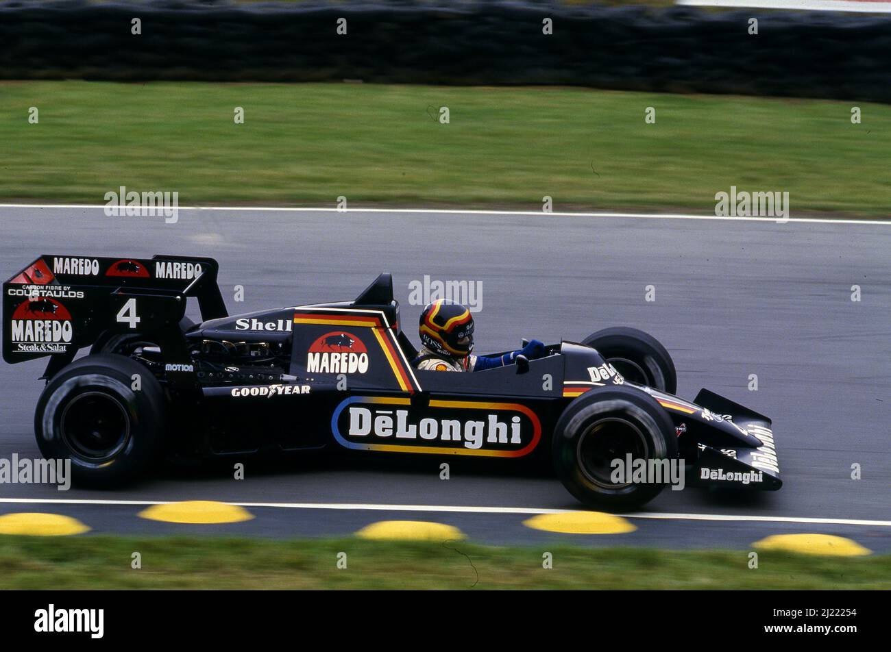 Stefan Bellof (GER) Tyrrell 012 Ford Cosworth Stock Photo - Alamy