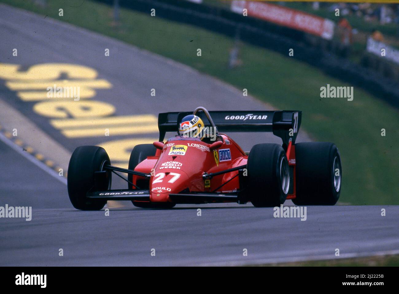 Michele Alboreto (ITA) Ferrari 126 C4 Stock Photo - Alamy