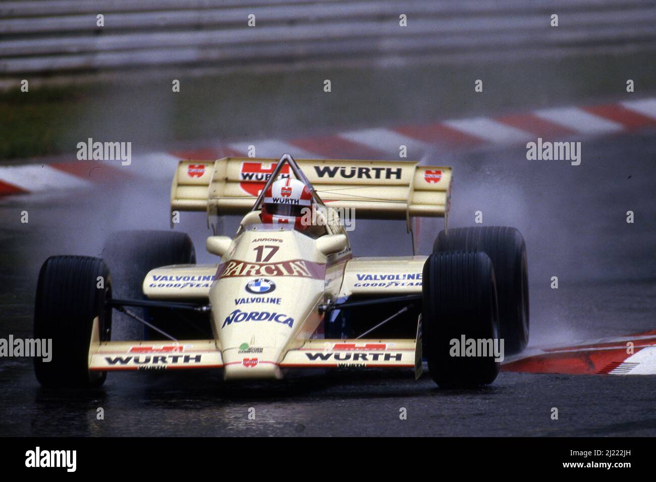 Marc Surer (CH) Arrows A7 Bmw Stock Photo - Alamy