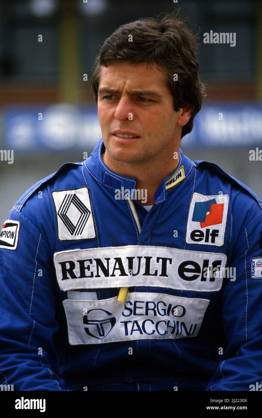 Derek Warwick (GBR) Renault Stock Photo - Alamy