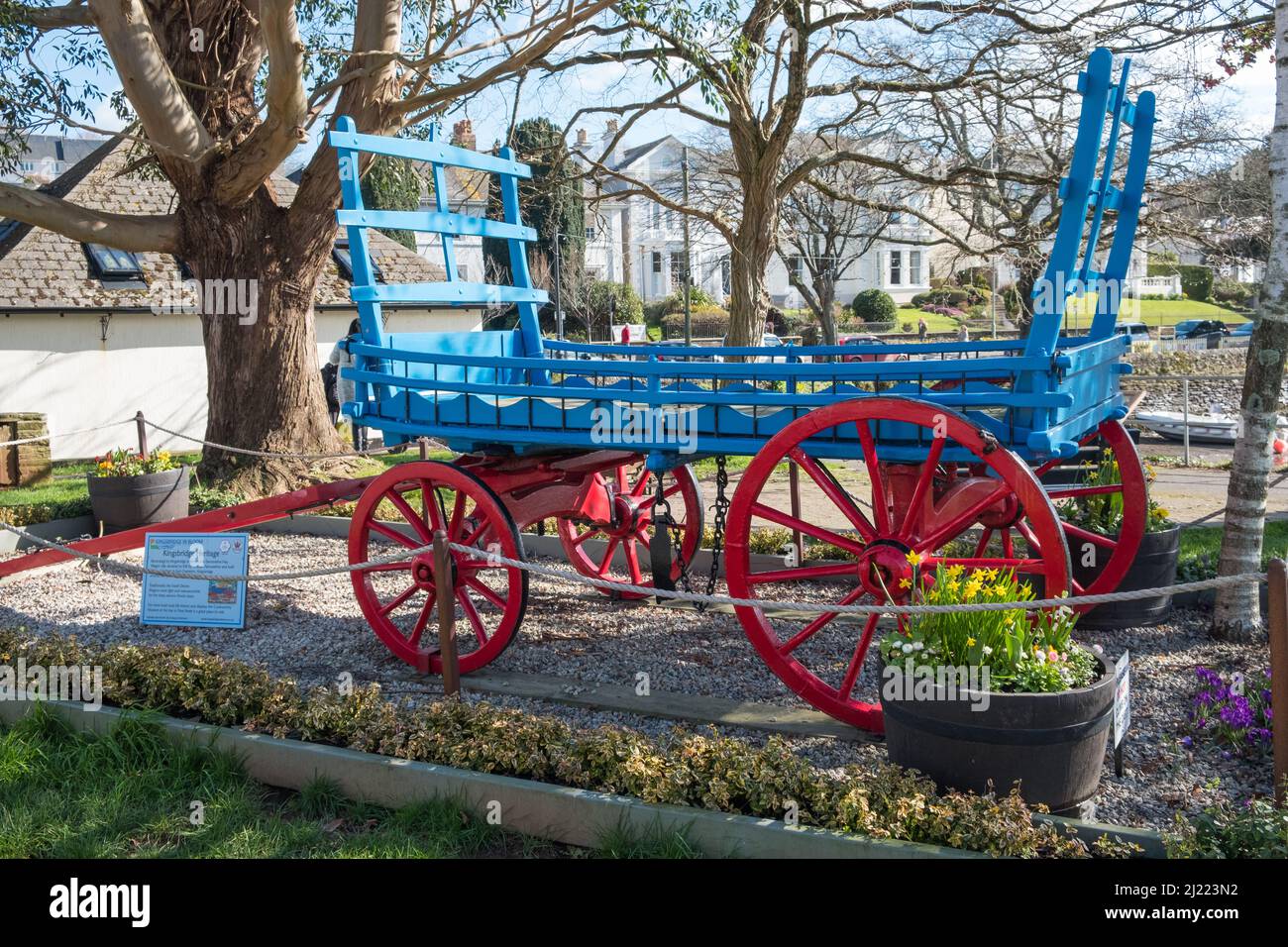 Devonshire hay wagon hi-res stock photography and images - Alamy