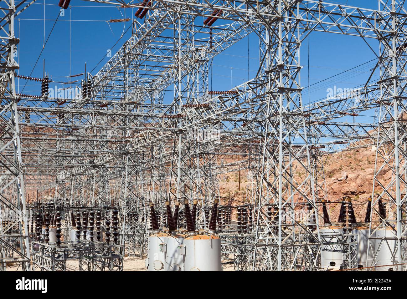 Electrical Power Station at Hoover Dam Stock Photo - Alamy