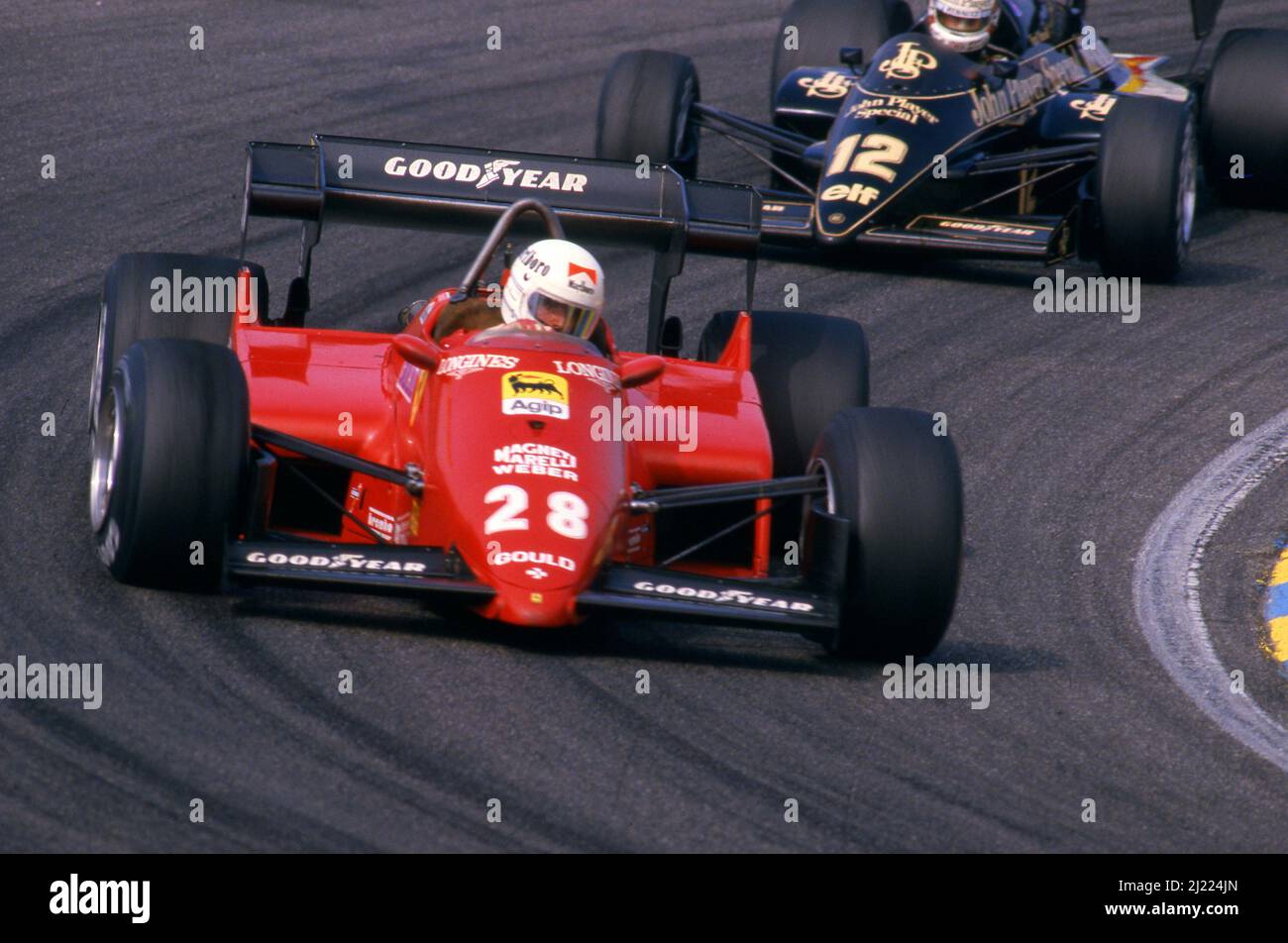 Rene Arnoux (FRA) Ferrari 126 C4 Stock Photo - Alamy