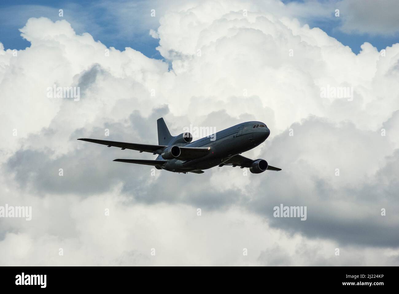 RAF, Royal Air Force Lockheed Tristar C2 tanker transport plane ...